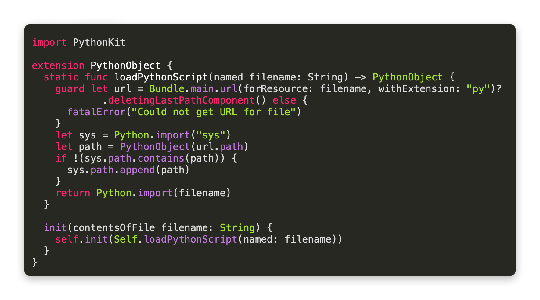Import Python Scripts To Swiftui With Pythonkit Type Safely